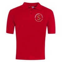 Springfield Secondary (Crewe) Polo Shirt Red badged